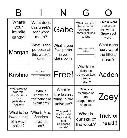 Untitled Bingo Card Untitled Bingo Card