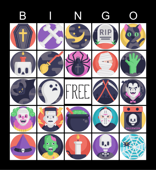 Halloween Bingo Card
