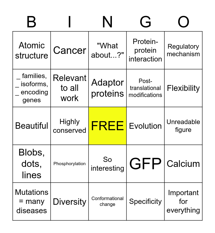 BINGO 6000 Bingo Card