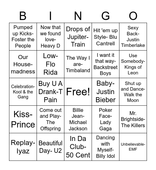 SP# 65 You're All THAT! Bingo Card
