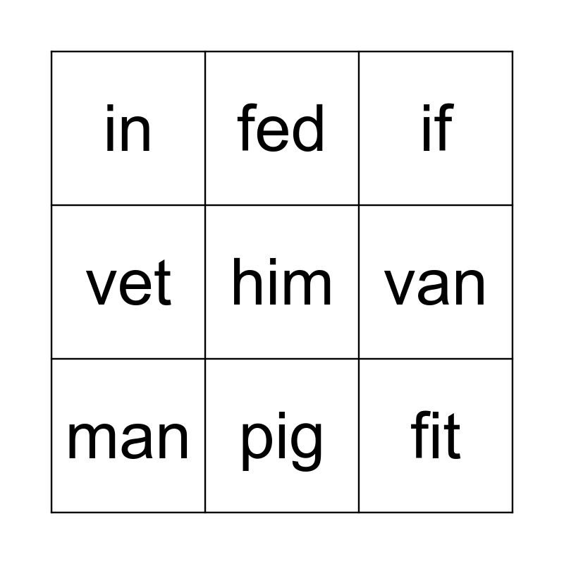CKLA Unit 5 Lesson 1 Bingo Card