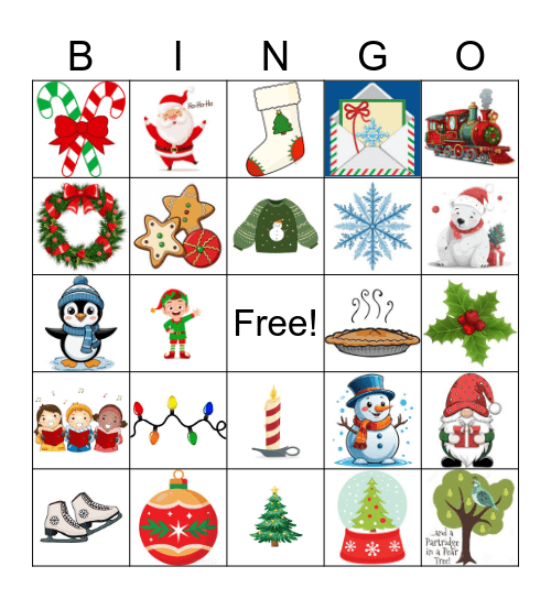 Christmas Bingo Card