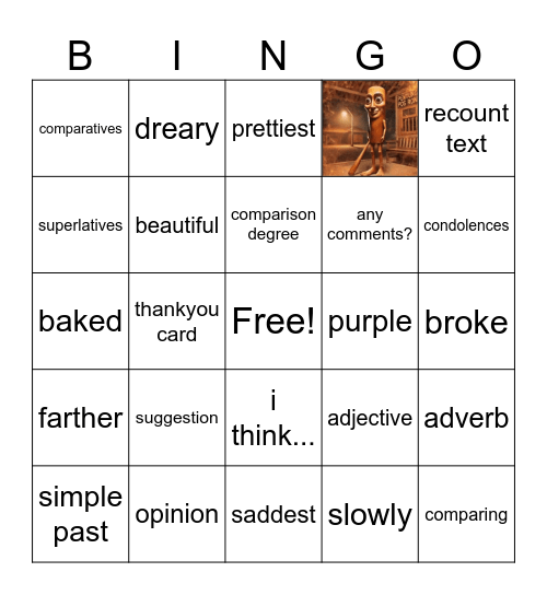 semseter 1 flashback Bingo Card
