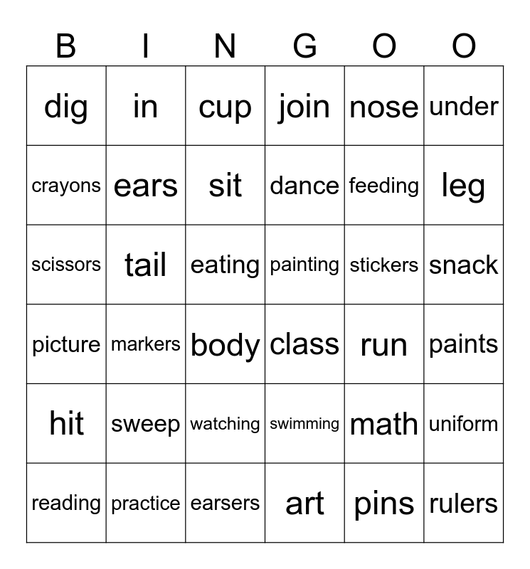 Review 7 8 9 Bingo Card