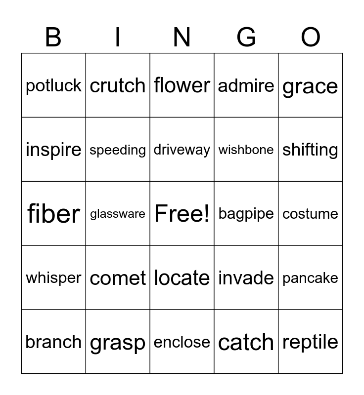 Level 9 Sonday Bingo Card