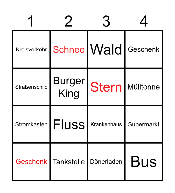 Bingo 99 Bingo Card