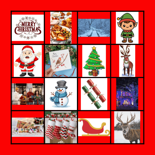 BSL Christmas Bingo Card