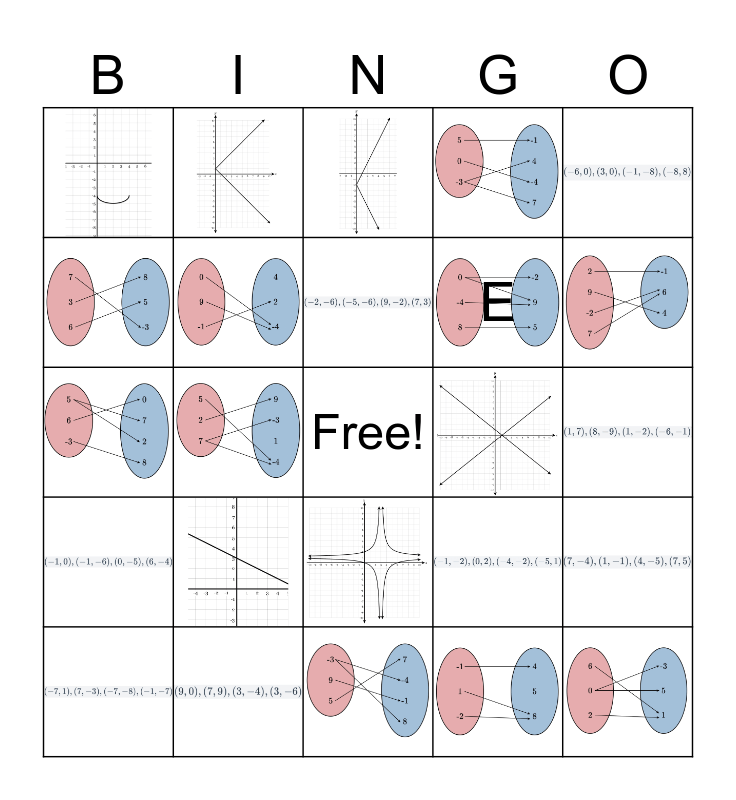 Function? Bingo Card