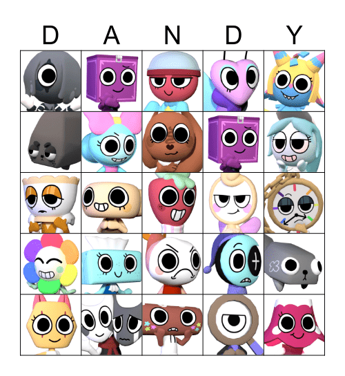 Dandy Bingo Card