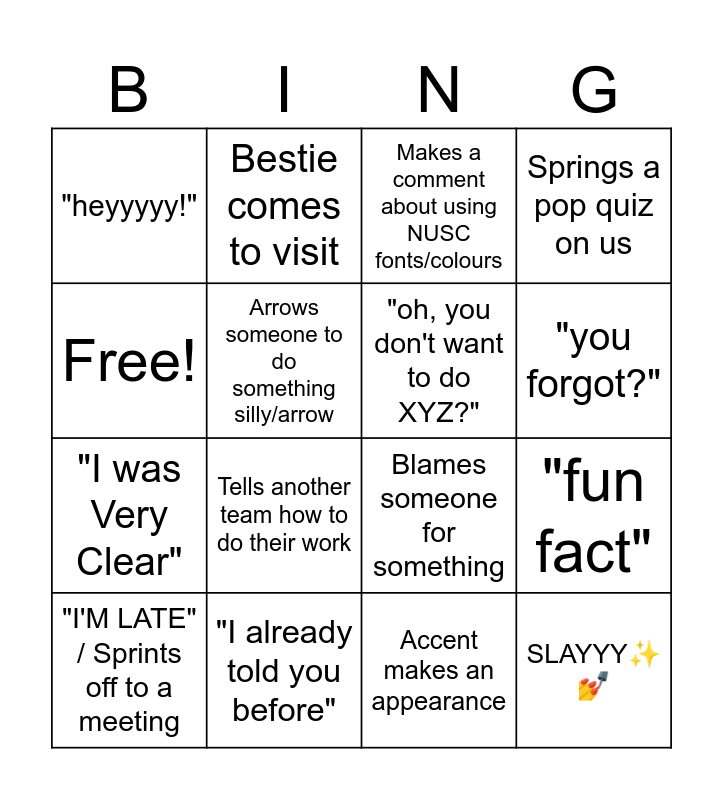 Biscuit Bingo Card