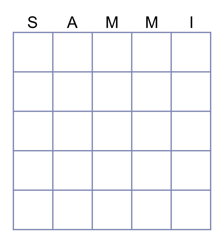 endgoal: durin Bingo Card