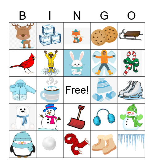 Winter Bingo Card