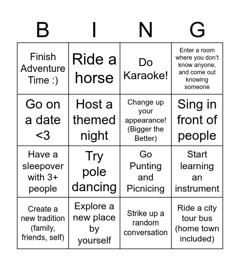 2026 Bingo