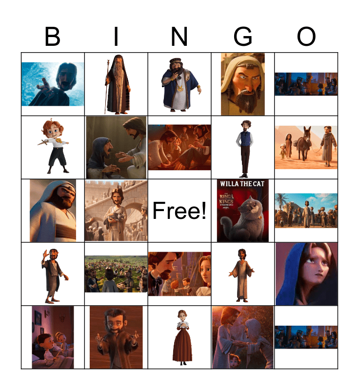 KING OF KINGS Bingo Card