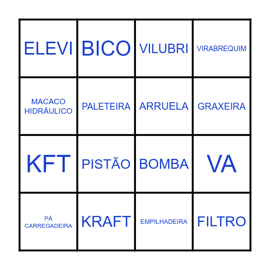 Bingo da VA !!! Bingo Card