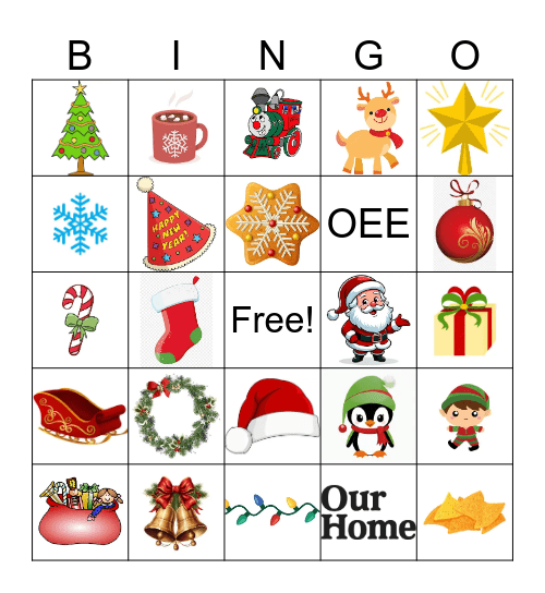 Holiday Bingo! Bingo Card