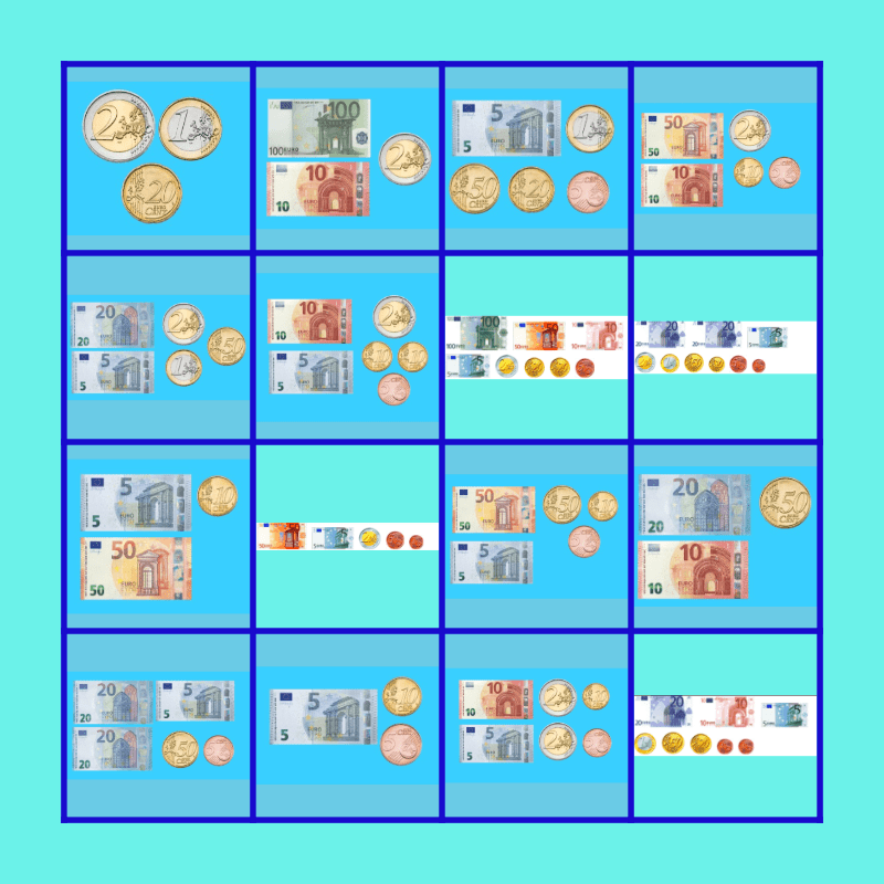 Euro Bingo! Bingo Card