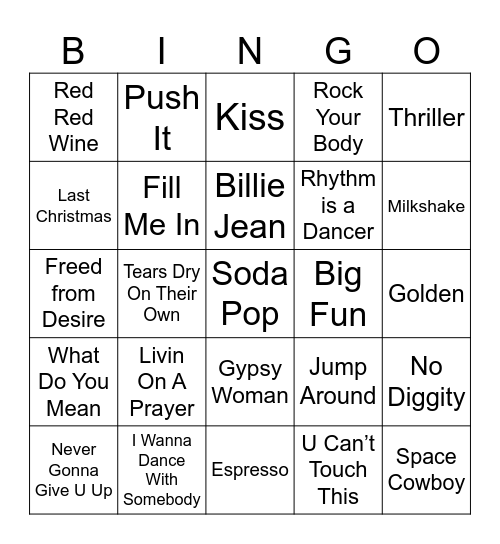 Valentine’s Bingo Card