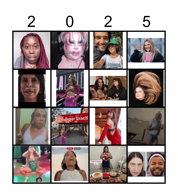 B I N G O Bingo Card