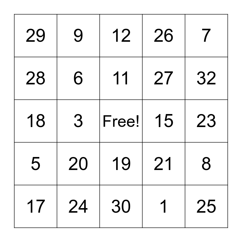 EMD PROTOCOLS Bingo Card