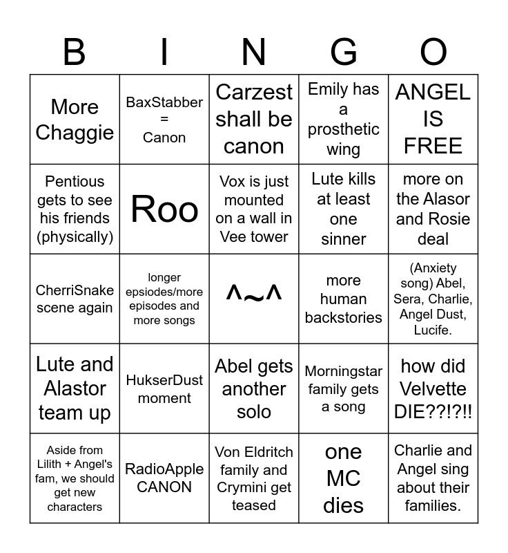 2026 BINGO CARD Bingo Card