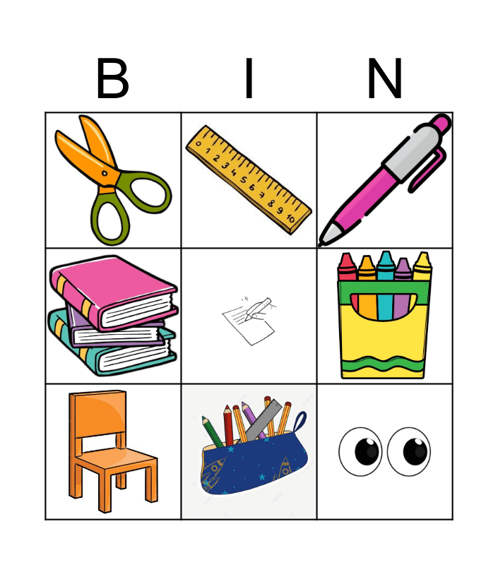 C2A Vocabulary Bingo Card