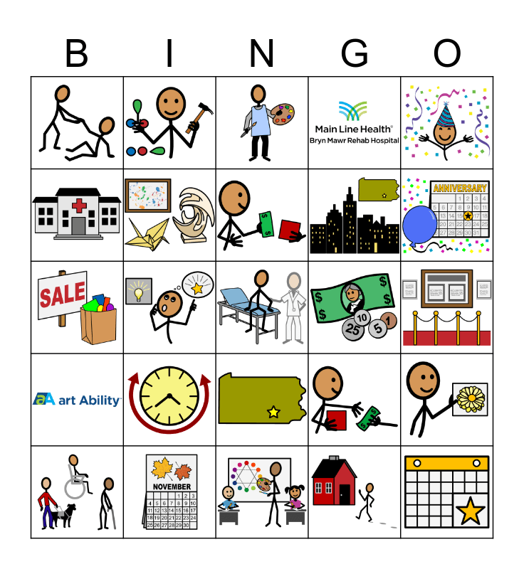 Art Ability Bingo Card
