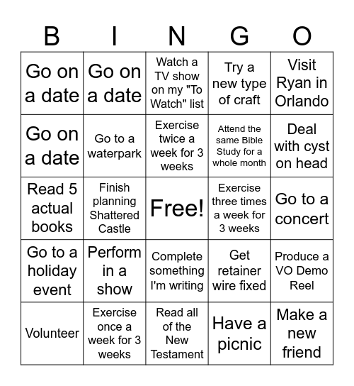 2026 BINGO Card