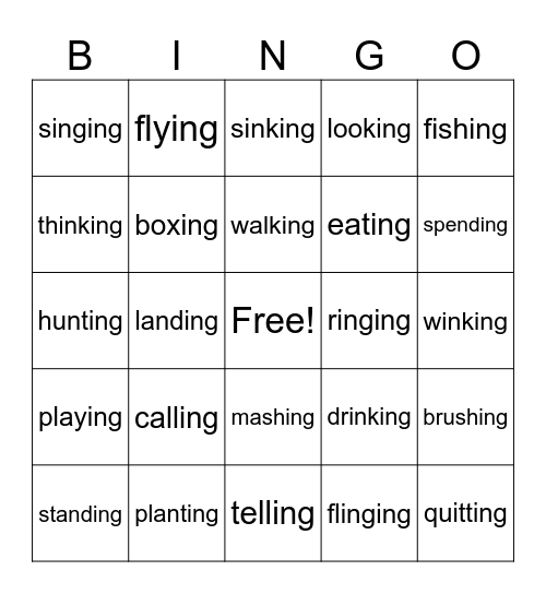 ULFI 65-ing Bingo Card