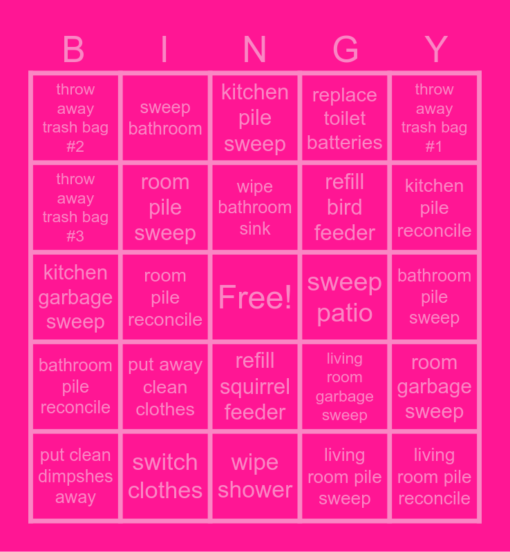 2026 BINGDING Bingo Card
