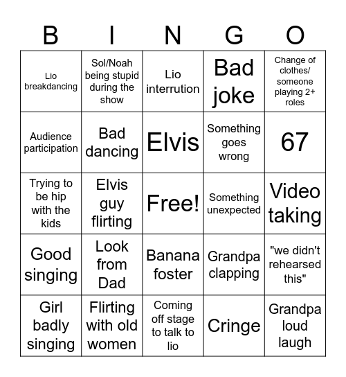 Christmas boggstown 2025 Bingo Card