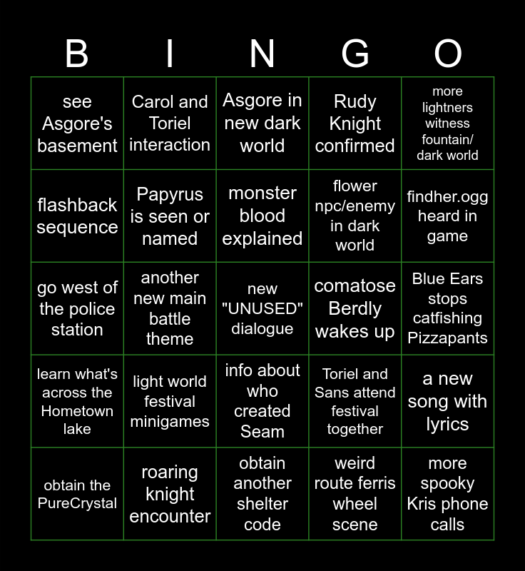 Ch5 Bingo (1/11/26) Bingo Card