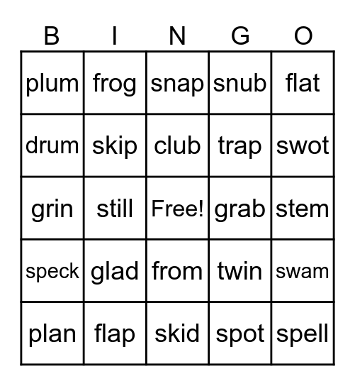 Step 1.4 L62-65 Bingo Card