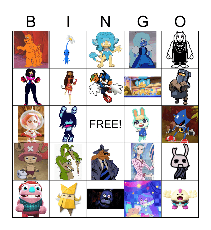 Back to school Bingo Card