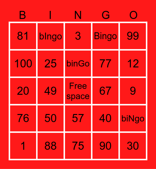 Bingo dos amigos Bingo Card